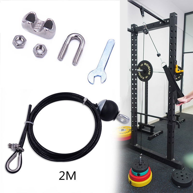 Gym Cable Wire Rope Heavy Duty Steel Replacement Part For Home Gym ...