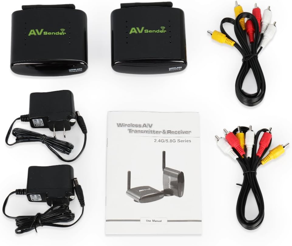 PAKITE 2.4GHz 150M Digital STB Sharing Device Wireless AV Transmitter ...