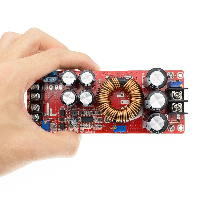 DC 20A 1200W DC-DC Step Up Boost Converter Supply 8-60V 12V Step Up to ...