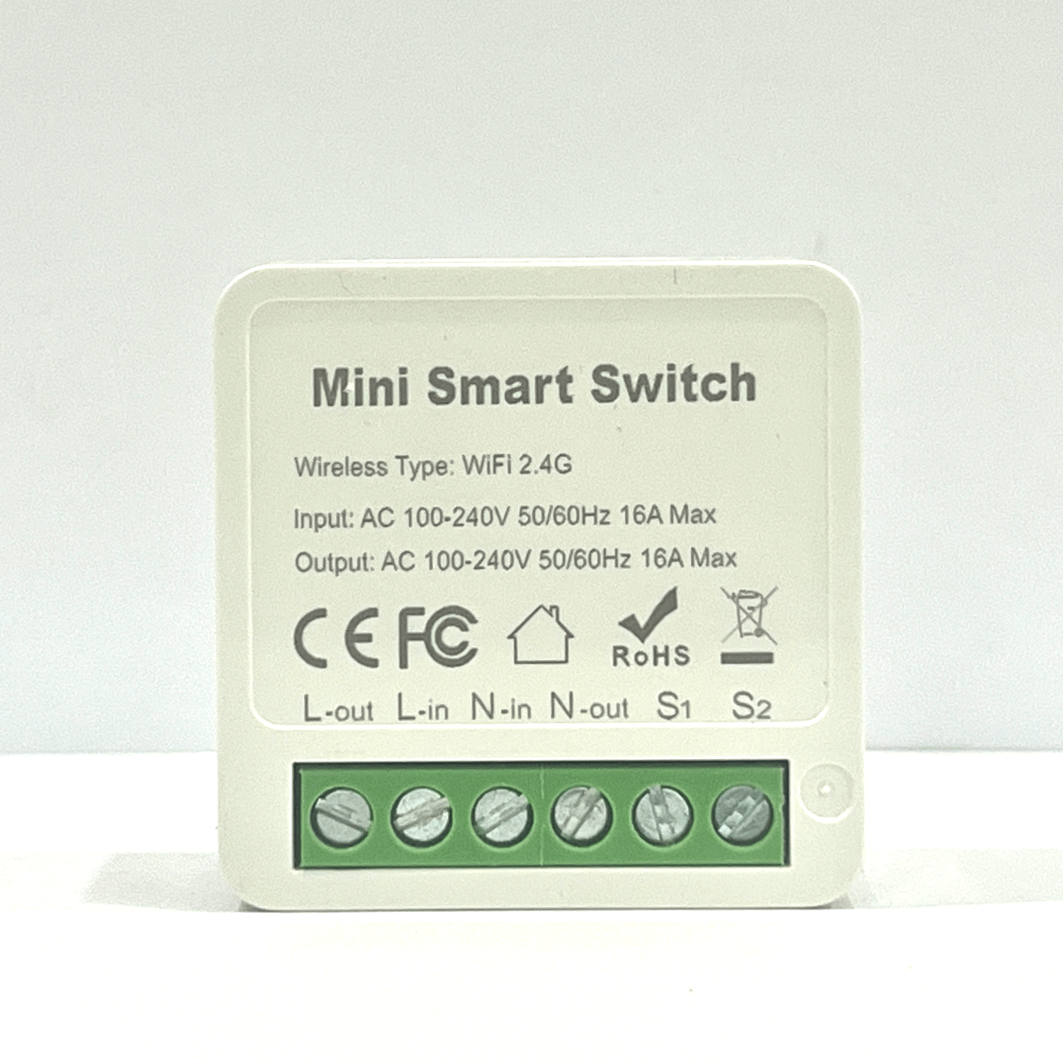 Tuya Smart WiFi Switch 16A 2 Way Control Switches + power metering Mini ...