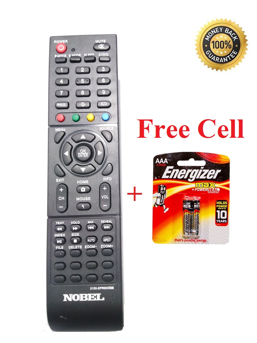 Universal Remote for AKIRA and NOBEL LCD&LED TV and cell | Daraz.pk