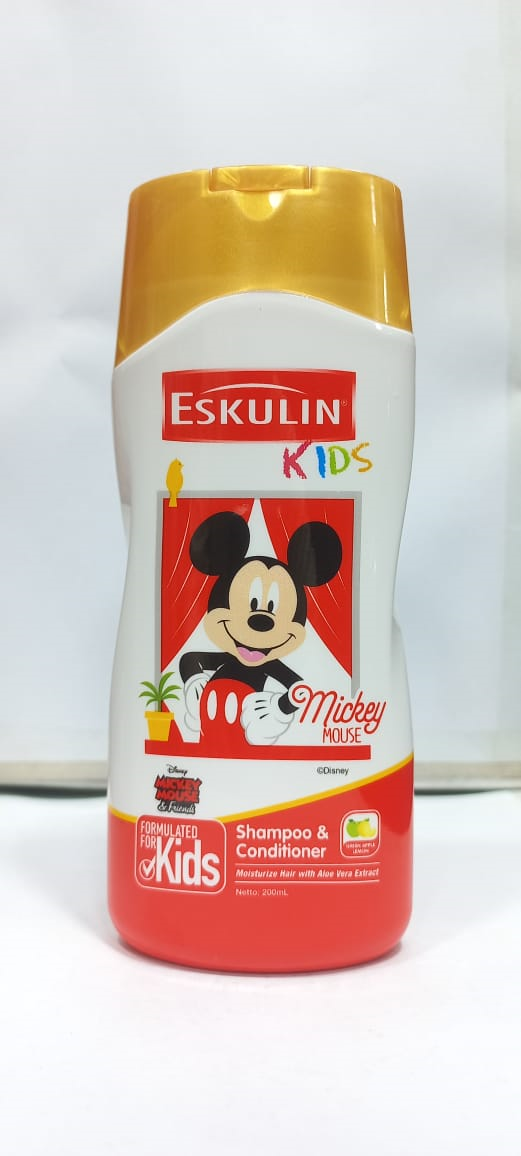 Eskulin Kids Disney (Mickey / Minnie / Donald) Shampoo & Conditioner ...