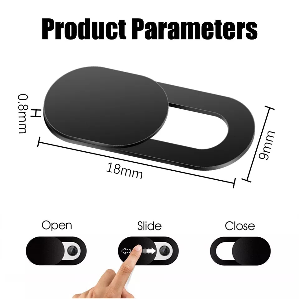 Raxoor Webcam Cover Shutter Magnet Slider for Laptop, Tablet, Cell ...