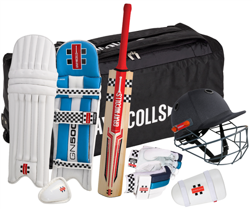Hard ball cricket kit Grey Nicolls for 14 to 20 years set of 8 items ...