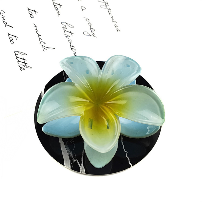 Flower Hair Claw Clips Hawaiian Flower Hair Claw Clips Hair Hold jaw ...