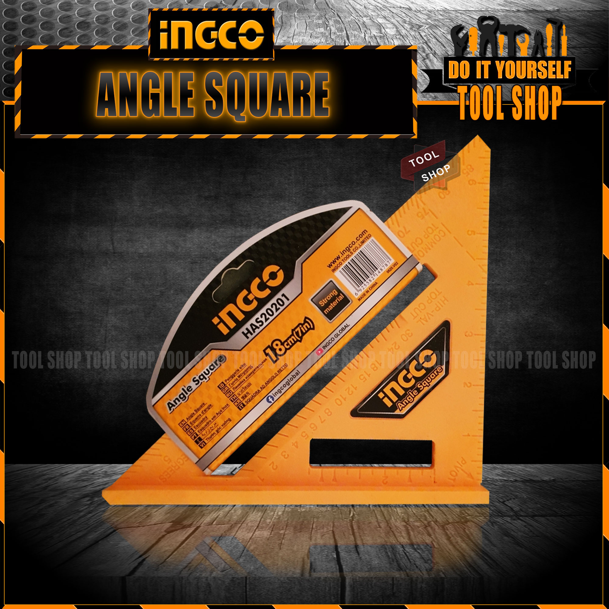 INGCO Original Angle Square 18cm / 7Inch | Daraz.pk