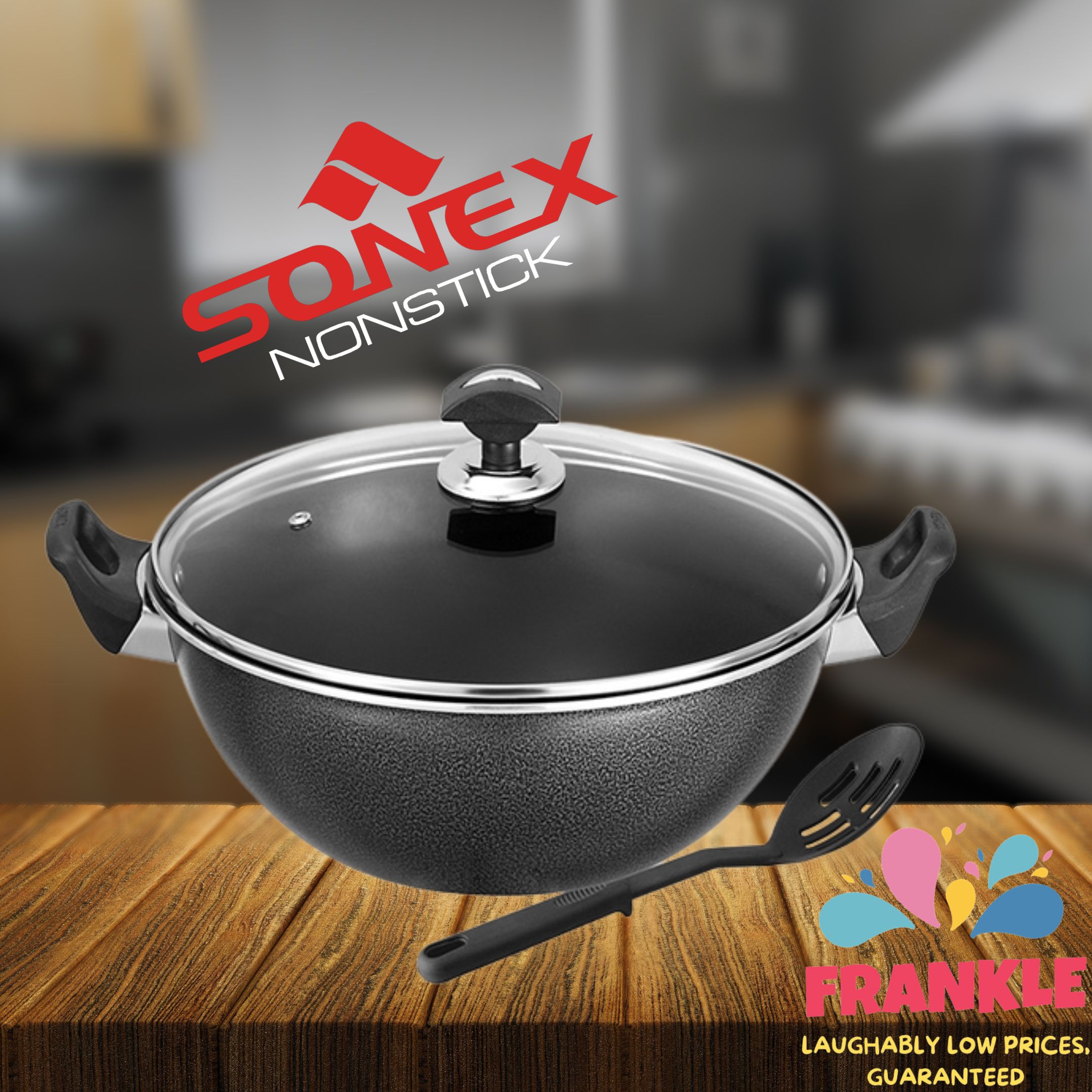 Lid Karahi | Karahi | Non Stick Cookware wok | 27-40cm | Daraz.pk