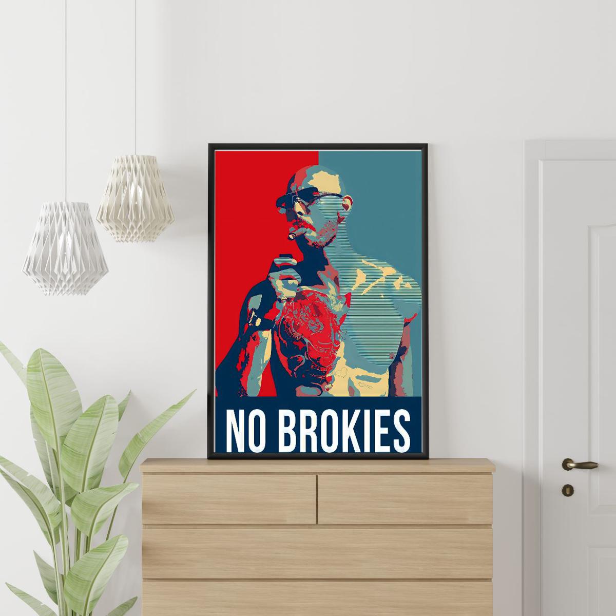Andrew Tate NO BROKIES, Classic Matte Paper Poster, Top G,, 47% OFF