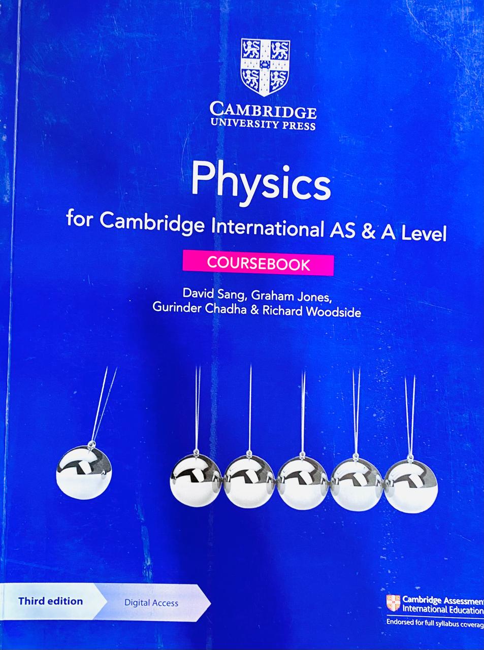 CAMBRIDGE INTERNATIONAL AS AND A LEVEL PHYSICS COURSEBOOK | Daraz.pk