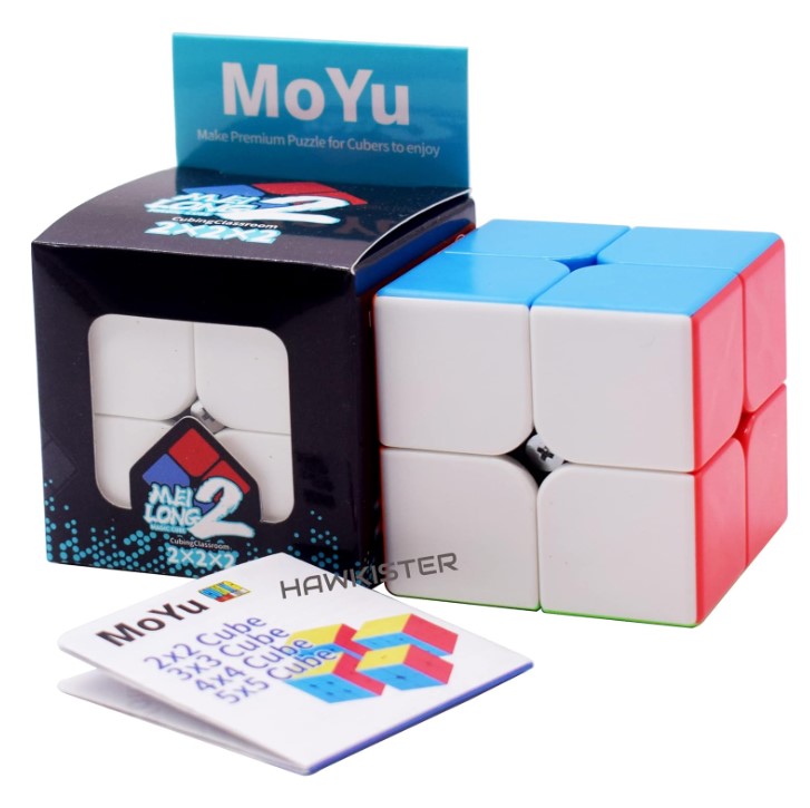 Rubiks cube 2x2 Moyu origanl with sticker on Moyu on it 2x2 rubiks cube ...