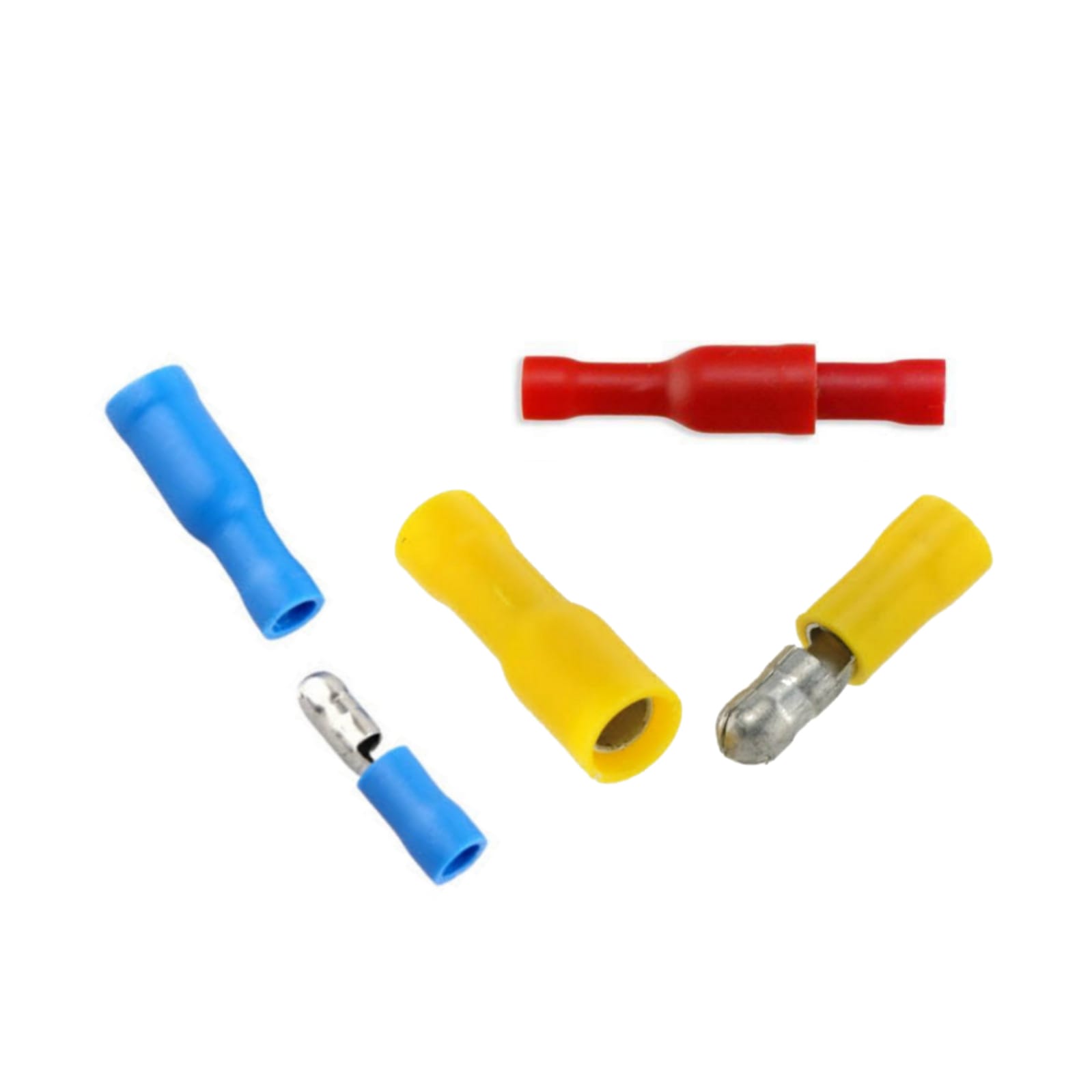 50pcs insulated lugs, brass thimble, copper terminal, high quality wire ...