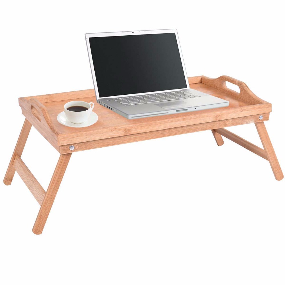 Bed Table Bamboo Wooden Table | Foldable Laptop Table | Versatile ...