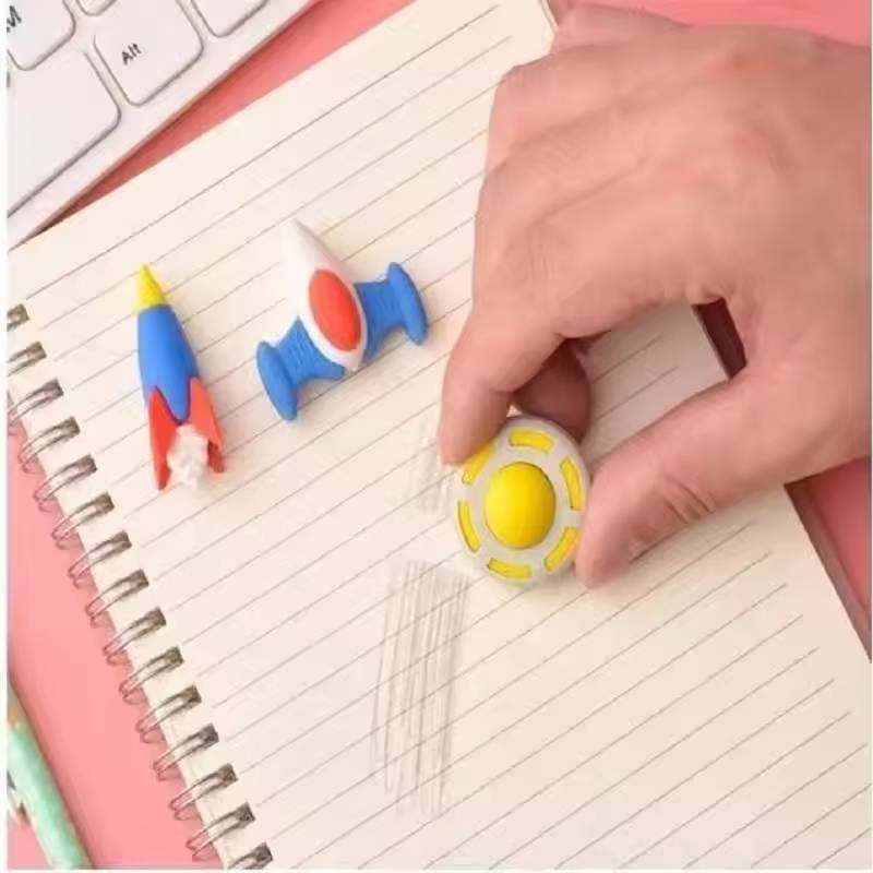 Colourful Minds 3D Astronaut Erasers for Kids – Fun Puzzle Erasers for ...