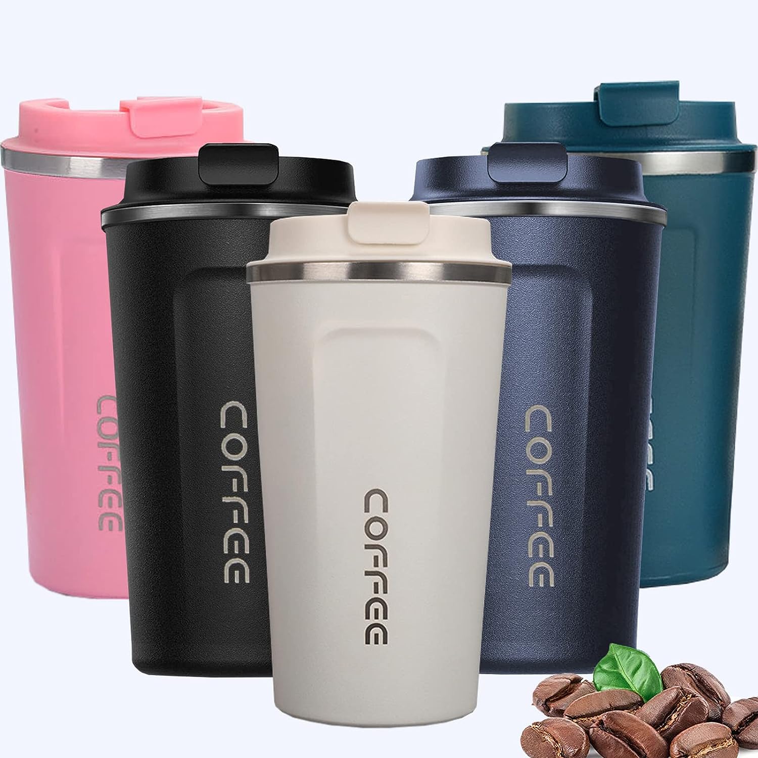 380ML/510ML Heat Preservation Coffee Mug Stainless Steel Travel ...