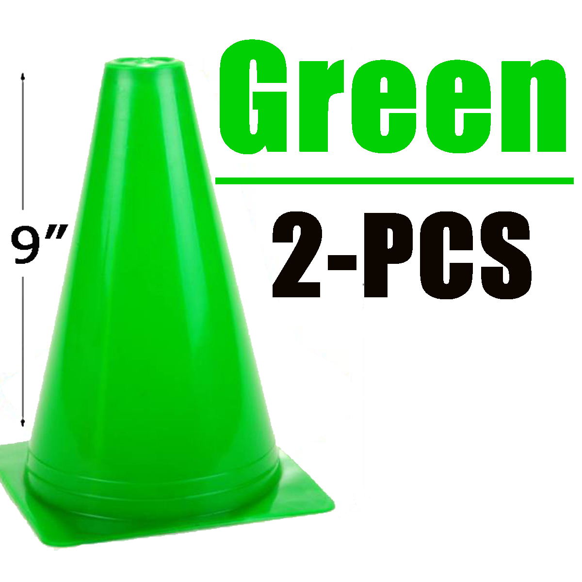 9 inch SNK Agility Training Cone Triangular Plastic Sports Cone ...