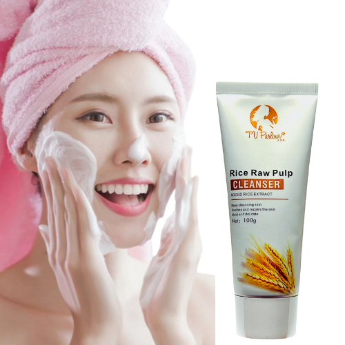 Tv Parlour Rice raw pulp cleanser Refreshing Face Wash for Acne-Prone ...