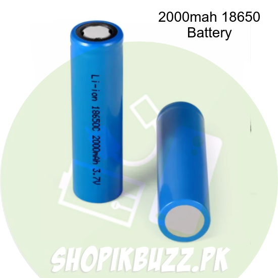 18650 Battery ICR Genuine 3.7v 2000 mah Lithium ion Cell| SkyScraper Store | Daraz.pk