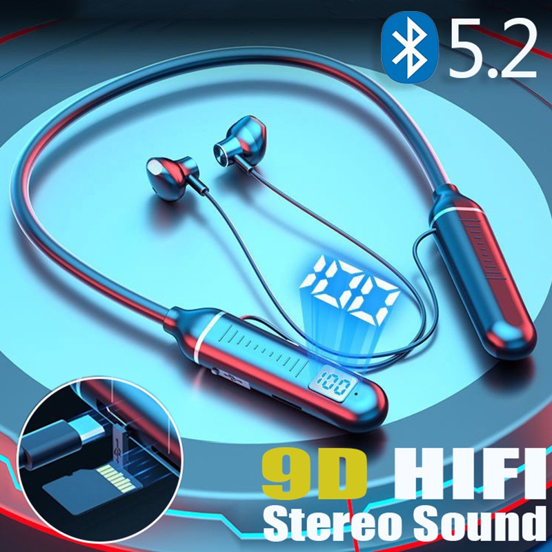 Homel TWS Neckband Wireless Bluetooth Headset Bluetooth 5.2 Neck ...