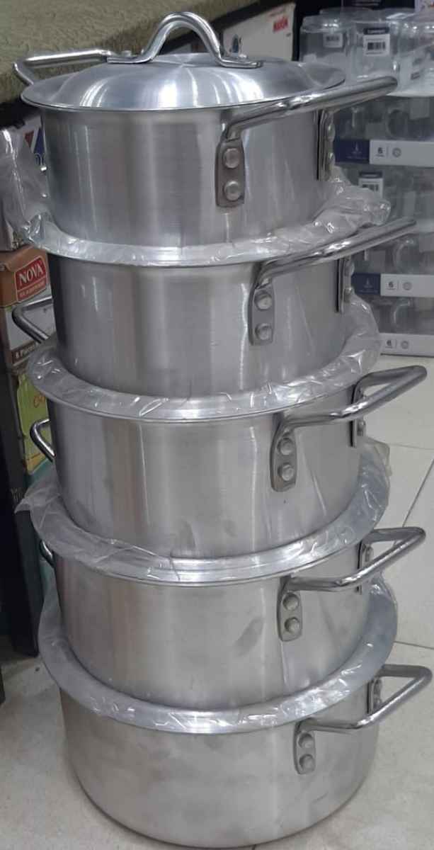 UNITED Cooking Pot set 5 Cooking Pots with different Sizes | Daraz.pk