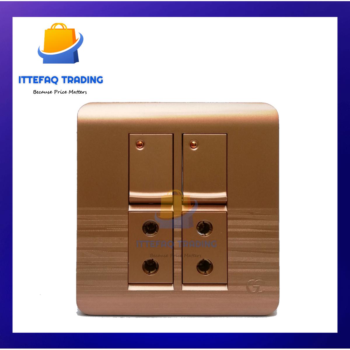 2 Switches+2 Sockets Electric China Fitting Sheet China Switch Board ...