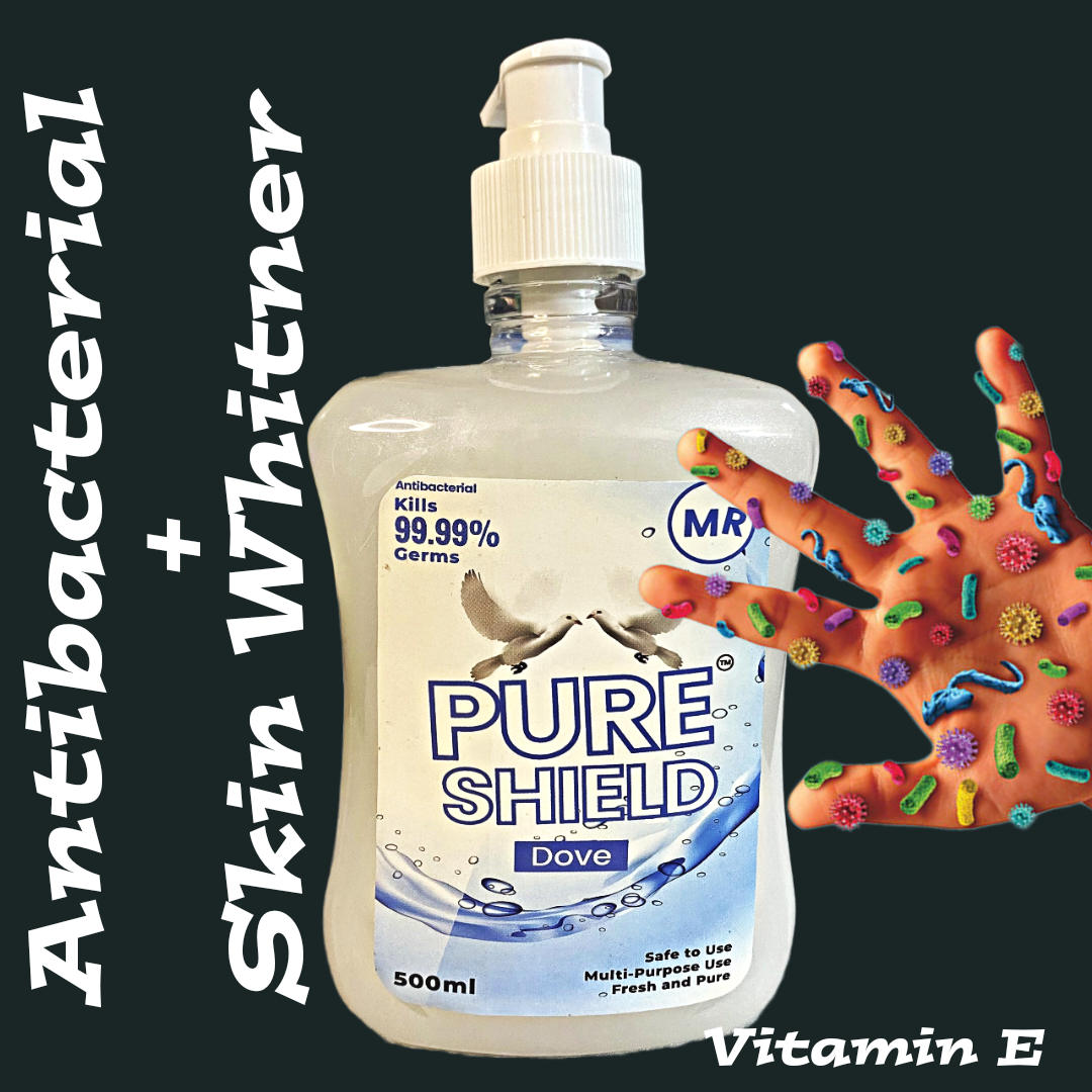 Pure Shield Anti-Bacterial Liquid Handwash And Shower Gel 500ML | Daraz.pk