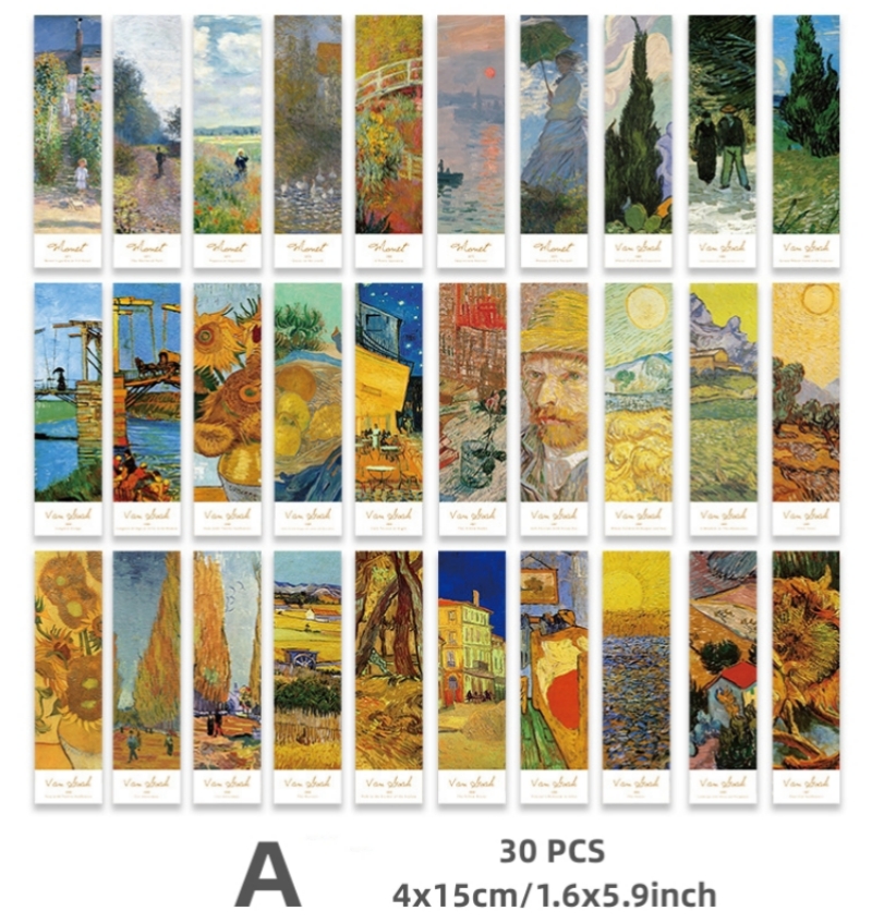 Sweet Journal 30PCS Warm Series Paper Card Bookmarks for Books Holder ...