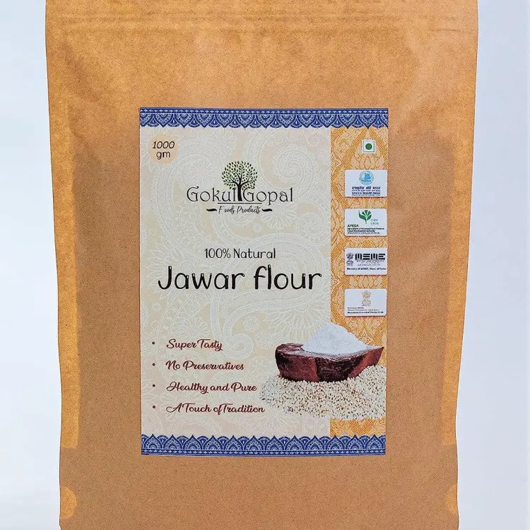Nature food Best Quality Sorghum Flour Jowar Atta - 1Kg | Daraz.pk