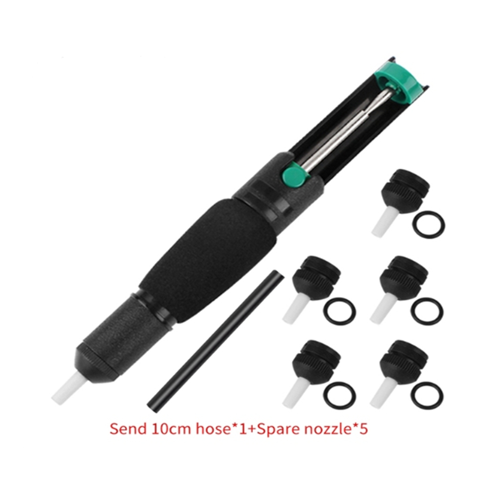 Double Ring Desoldering Suction Pump Plastic Powerful Solder Suction ...