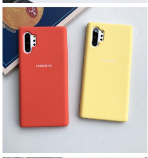 Samsung Note 10 Plus Official Silicone Case - Soft Silicone With Logo ...