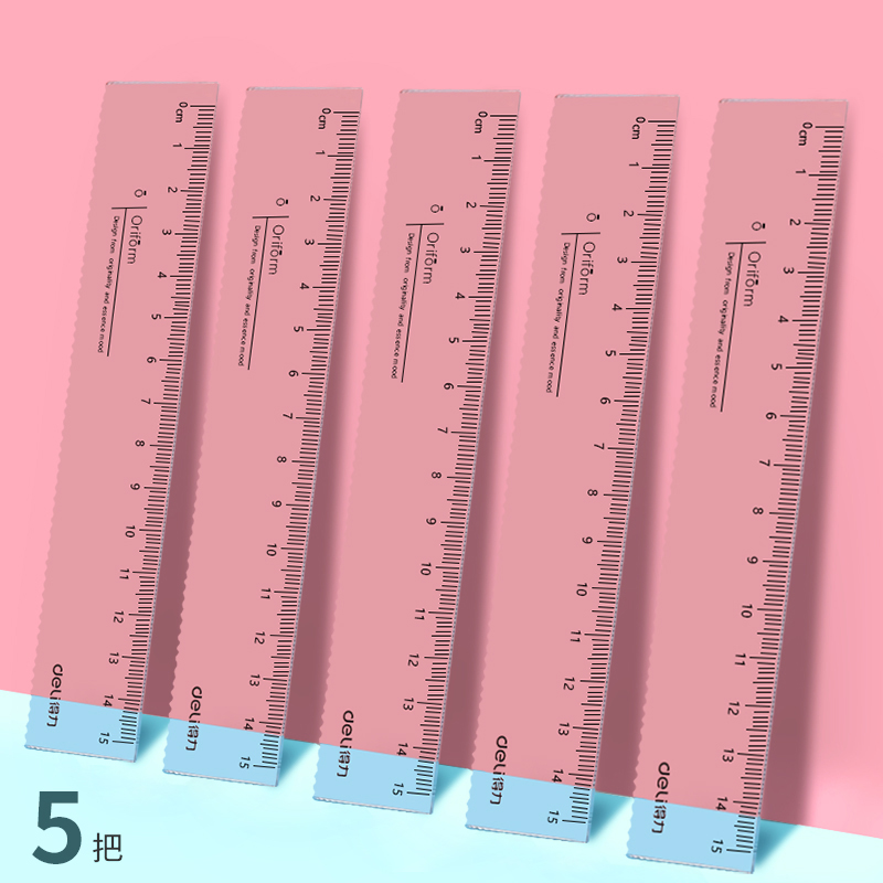 Powerful wave ruler ruler 15cm20cm ruler transparent plastic ruler with ...