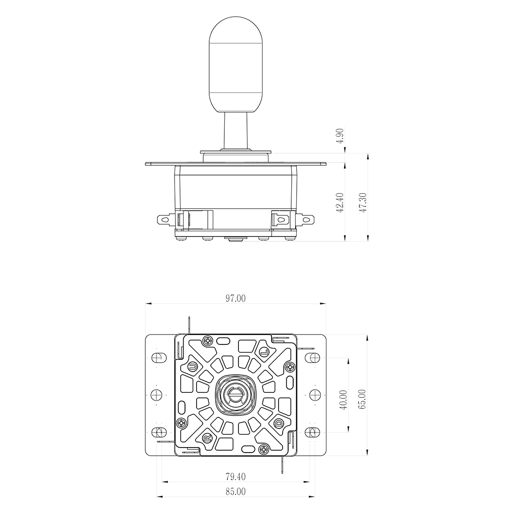 Knee Lever Neo For Arcade Fightstick | Daraz.pk