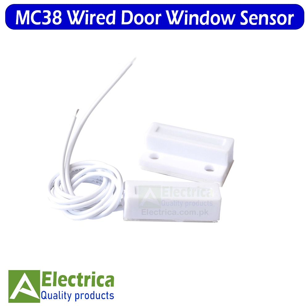 MC-38 MC38 Wired Door Window Sensor 30mm Wire Lengthen Randomly Magnetic Switch Home Alarm ...
