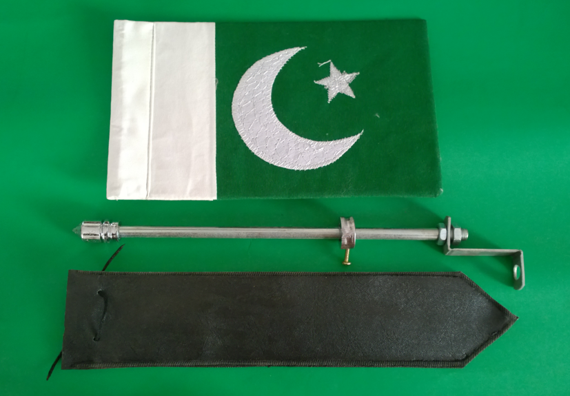 Universal Pakistan Flag for all cars with rod and sleeve | Daraz.pk