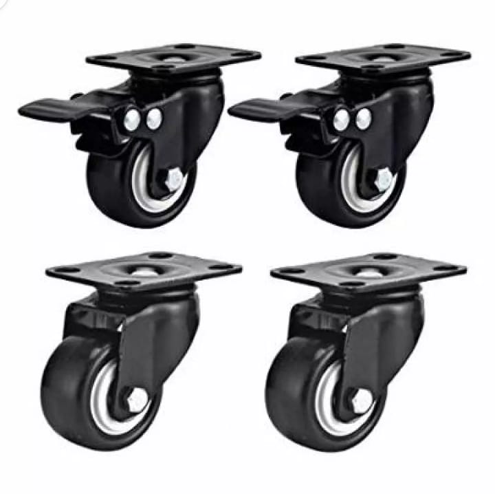 Caster Wheels Heavy Duty 360 Rotation Set Of 4 Pcs | Daraz.pk