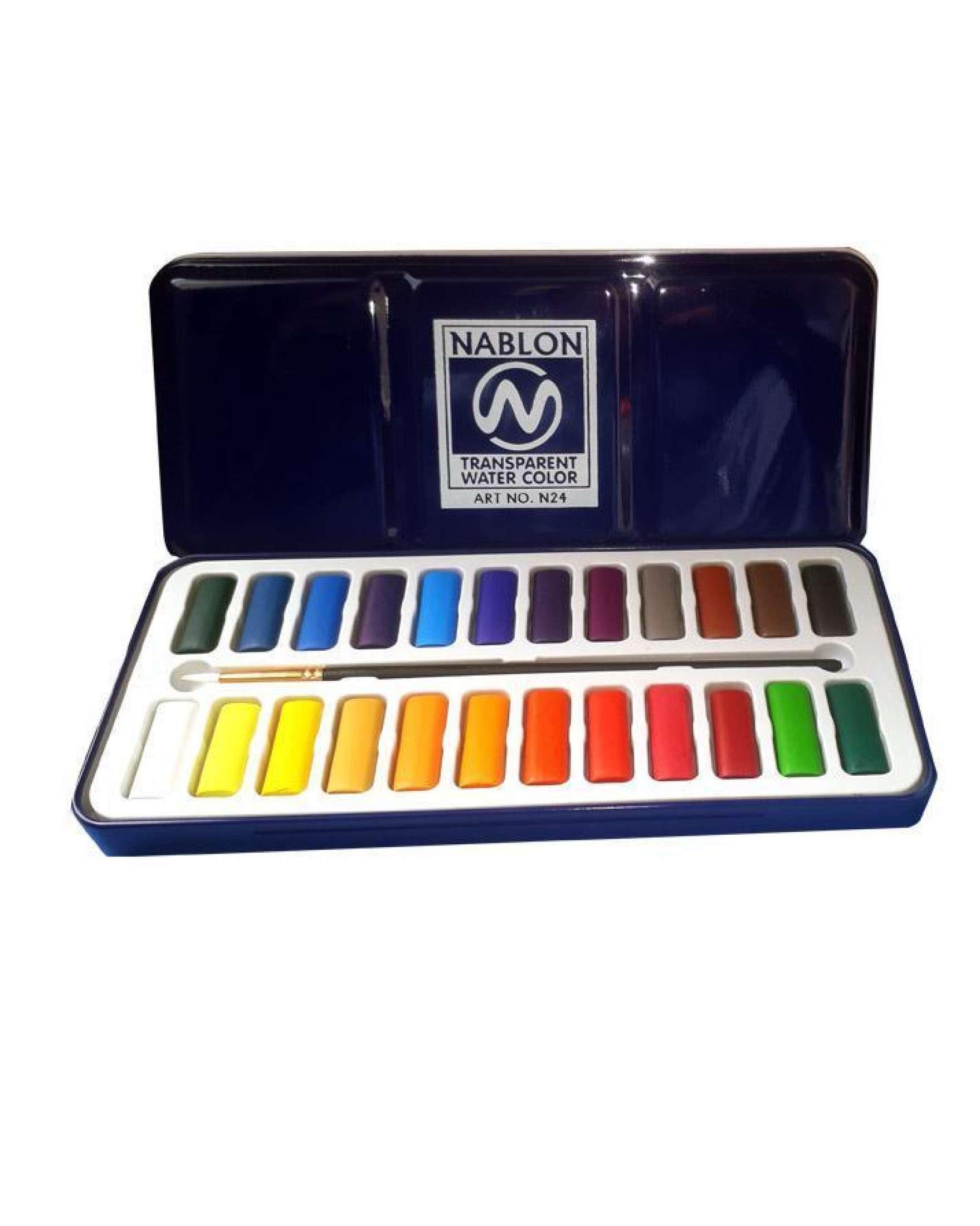 Nablon Transparent 24 Water Color Set | Daraz.pk