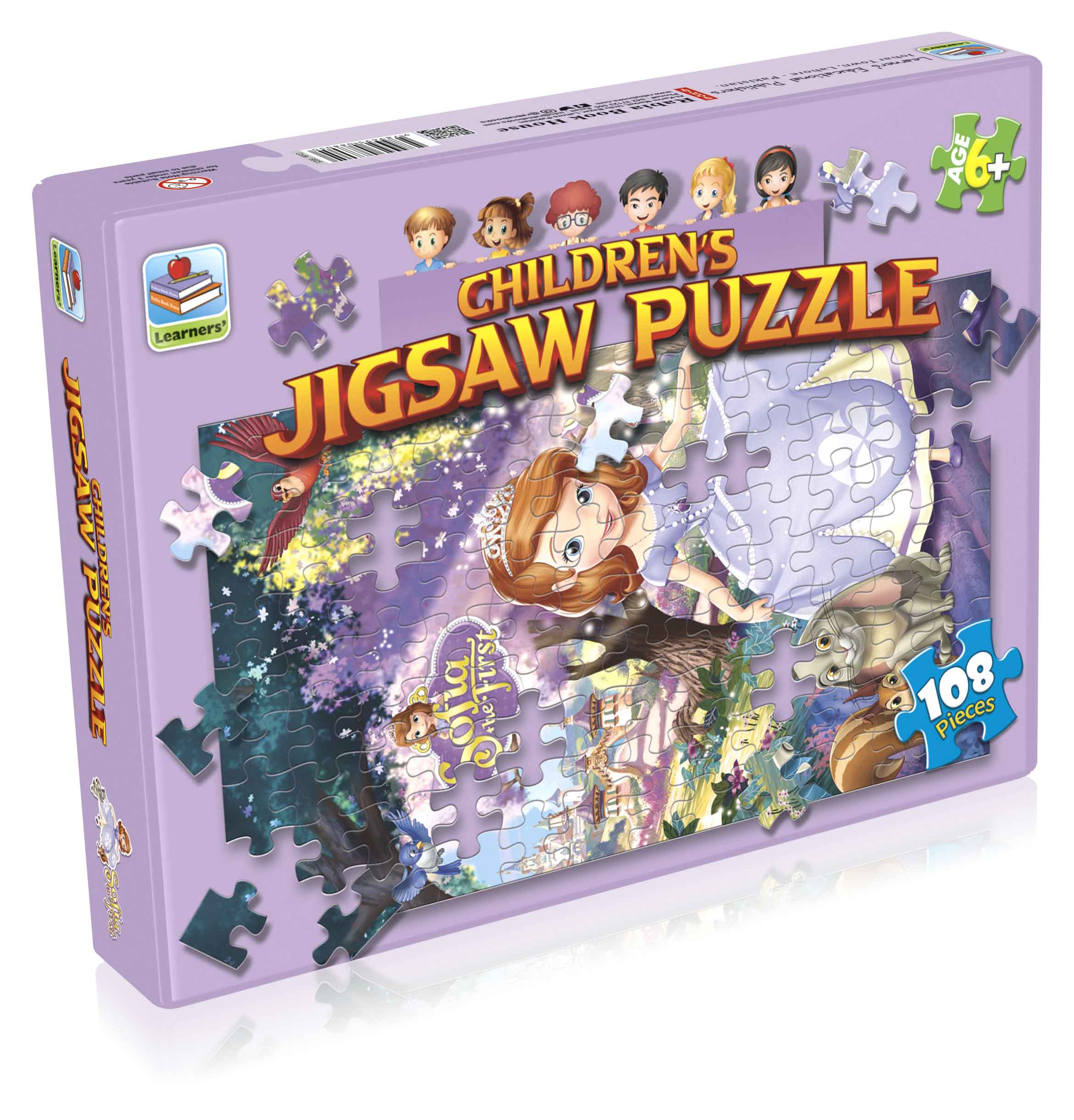 CHILDREN'S JIGSAW PUZZLE of SOFIA THE FIRST Learning Activity | Daraz.pk