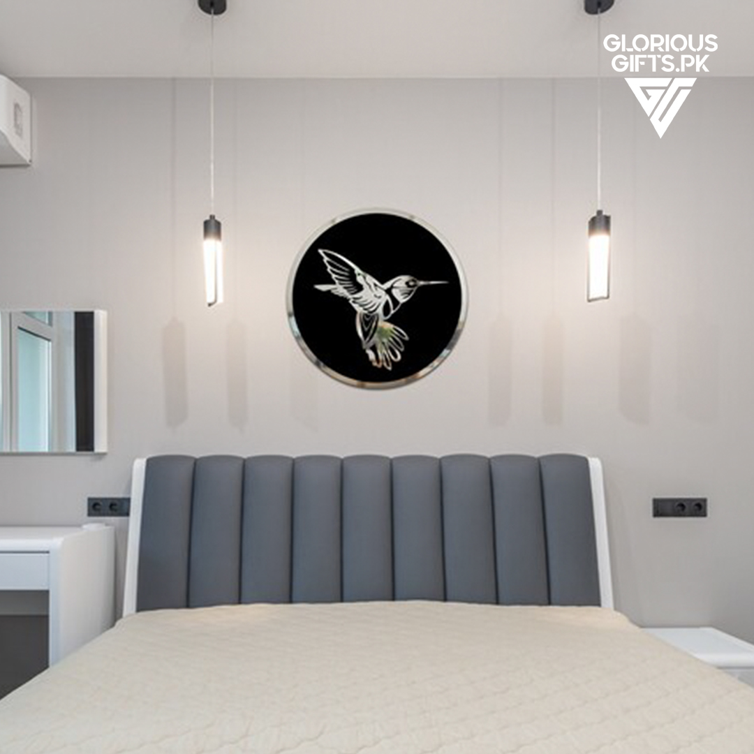 Kingfisher Bird Acrylic Mirror Wall Art Decoration, Animal Sign, Home ...