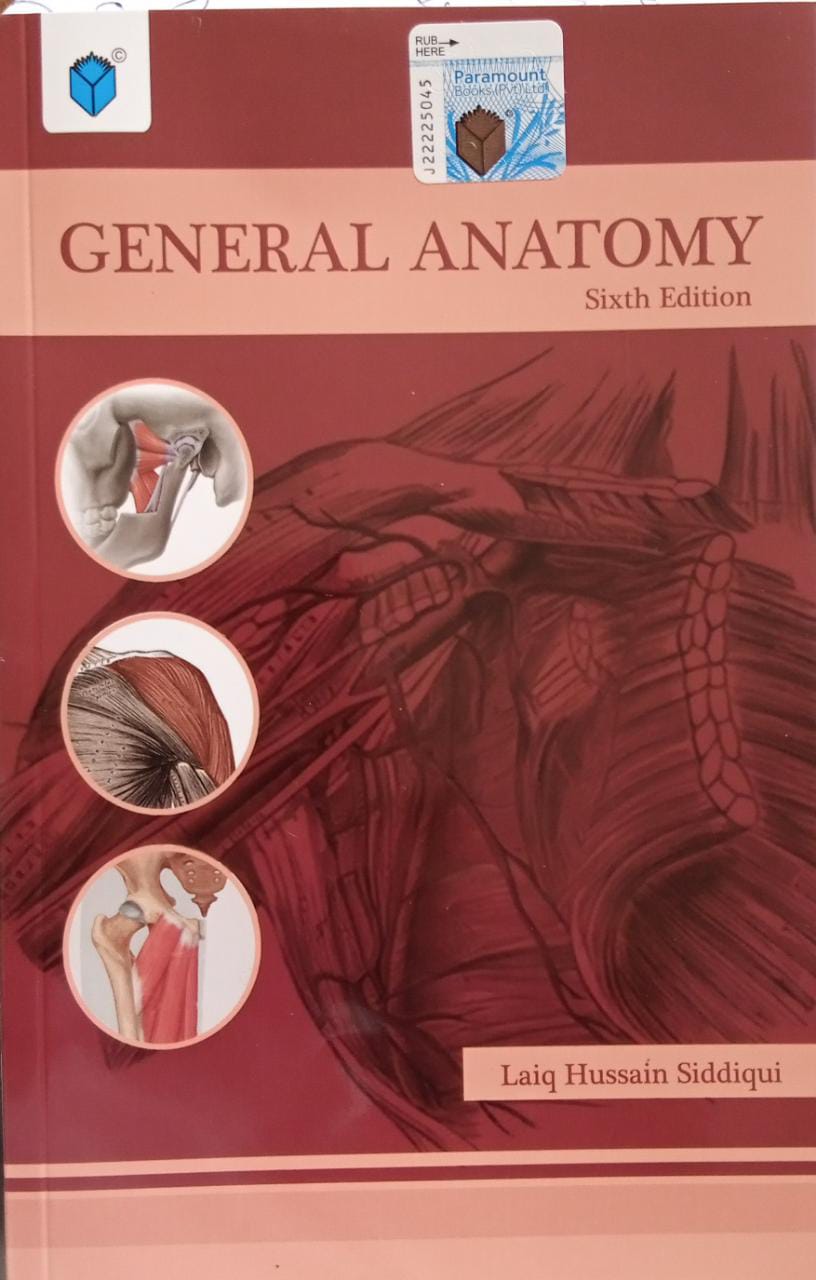 General Anatomy 6th Edition by Laiq Hussain | Daraz.pk