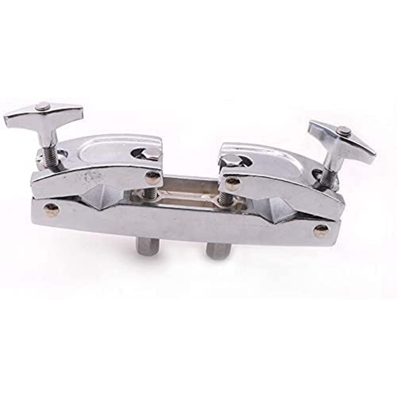 D Clamp 2 Hole Silver Multi Clamp for Ds Cymbals Musical Parts | Daraz.pk