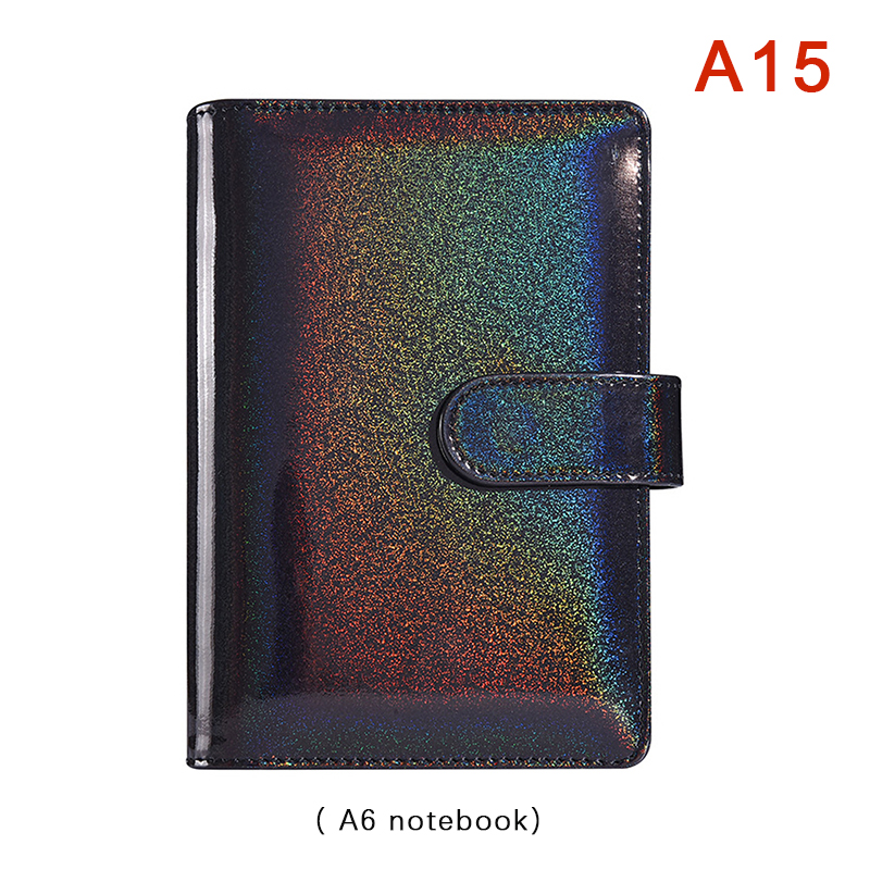 A6 Leather Budget Binder Notebook Notepad Diary Planner Cash Envelopes ...