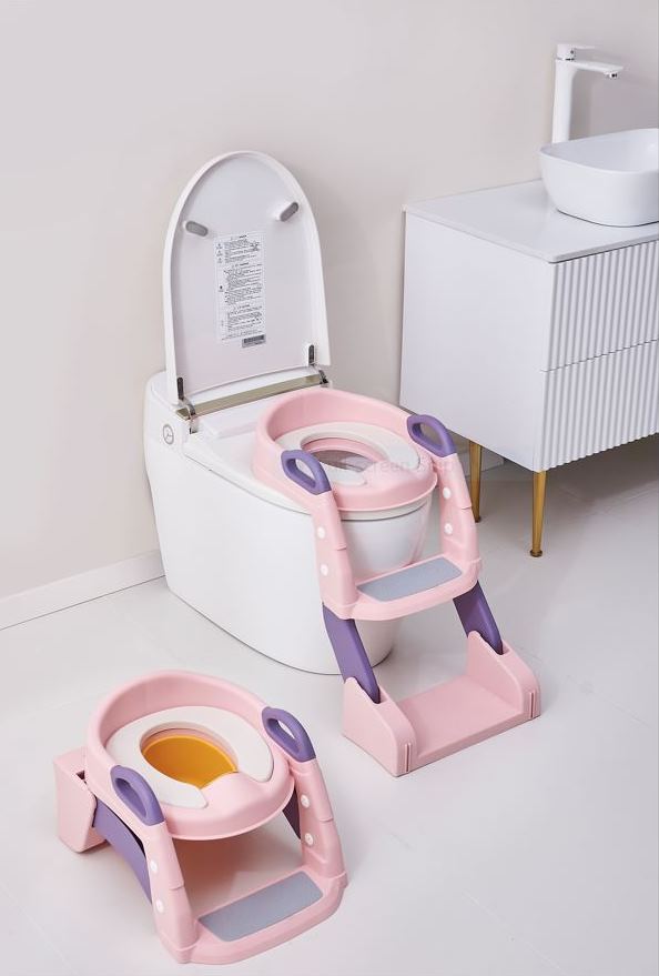 Infantes 2 in 1 Fancy Foldable Toilet Potty Training Seat With Leader ...