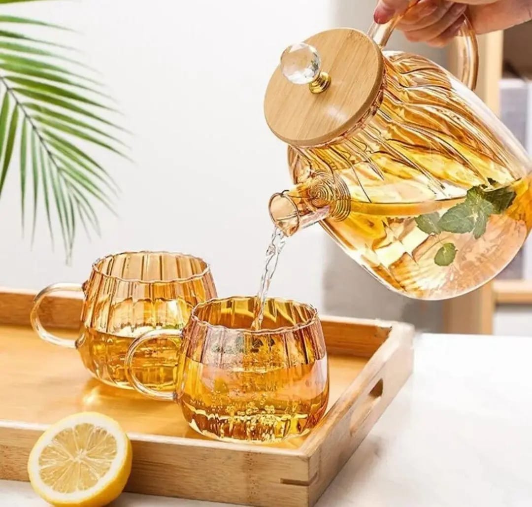 Teapot with Heat Resistant , Borosilicate Glass Teapot, Glass Tea ...