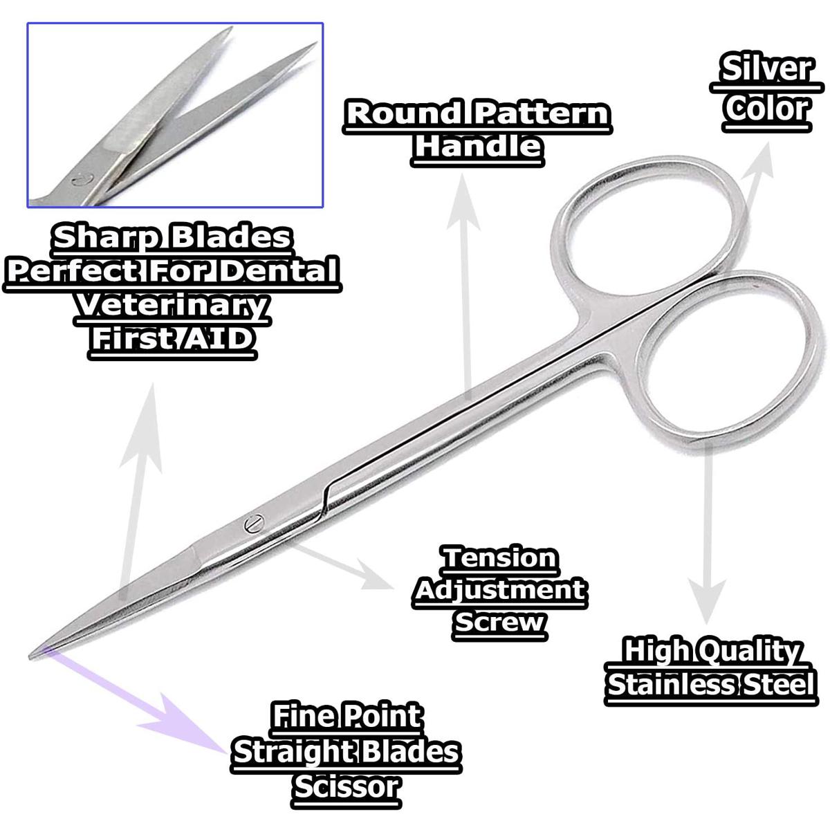 Professional Straight Iris Scissor Rust Free Instruments | Daraz.pk
