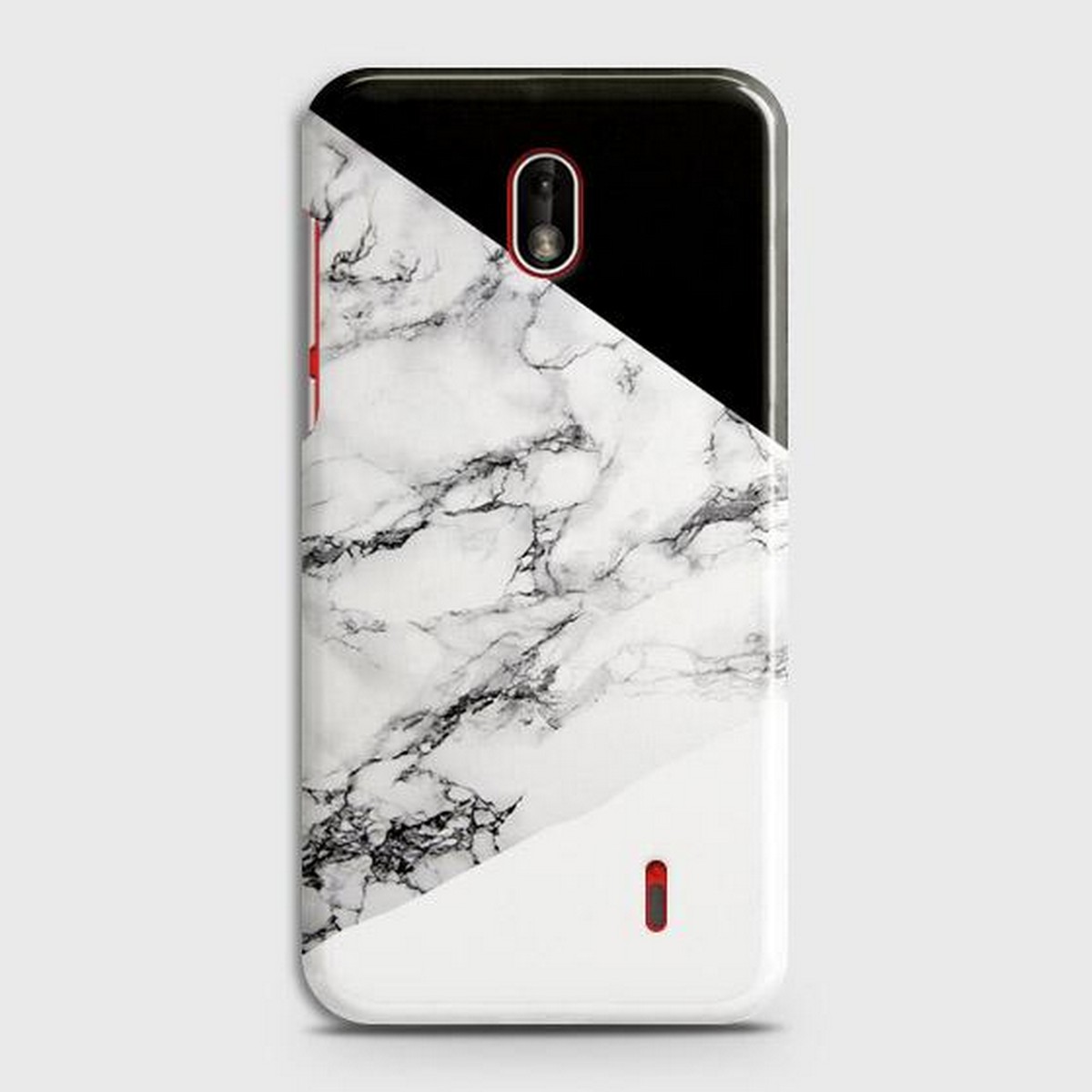 Nokia 1 Plus Cover Case Black and white marel Hard Cover- Design 25 ...