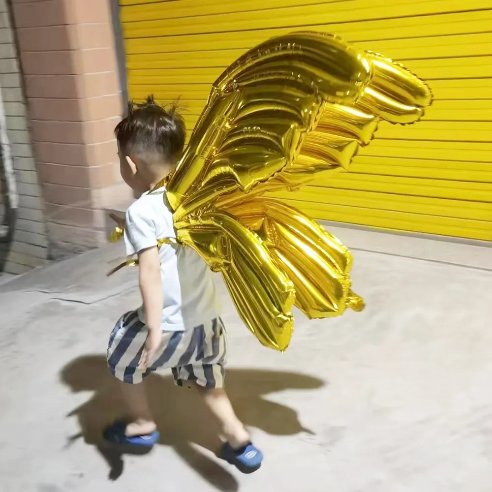 Butterfly Wings Balloons Kids Party Supplies Girl Decor Fairy Birthday ...