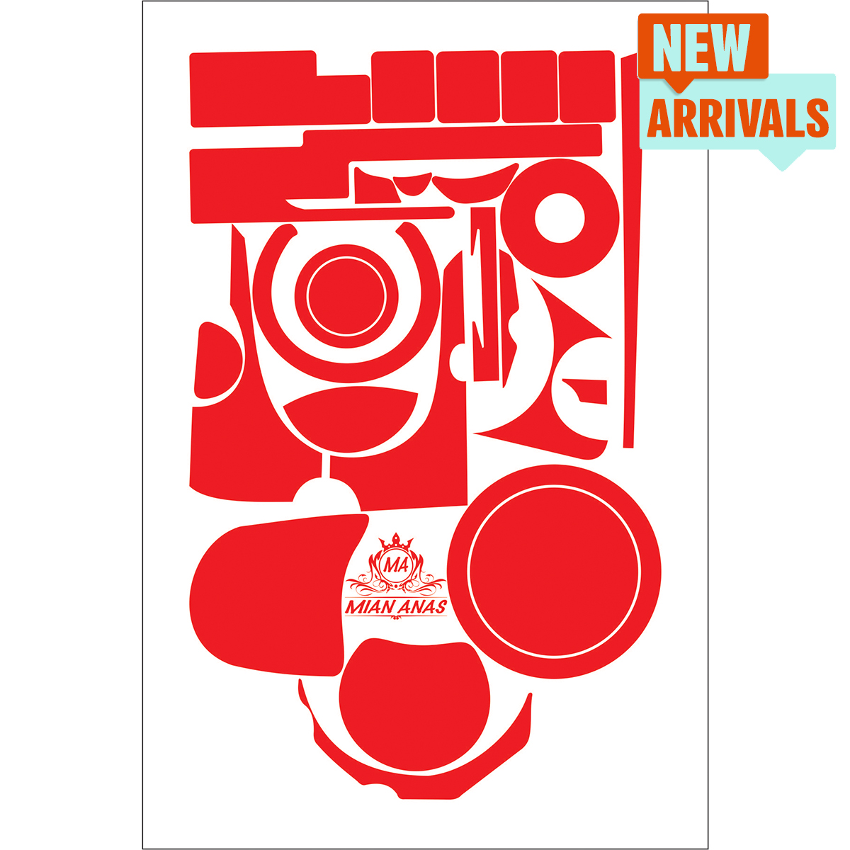 Motorcycle Stickers Motorbike Engine Stickers Motorbike Engine Kit ...