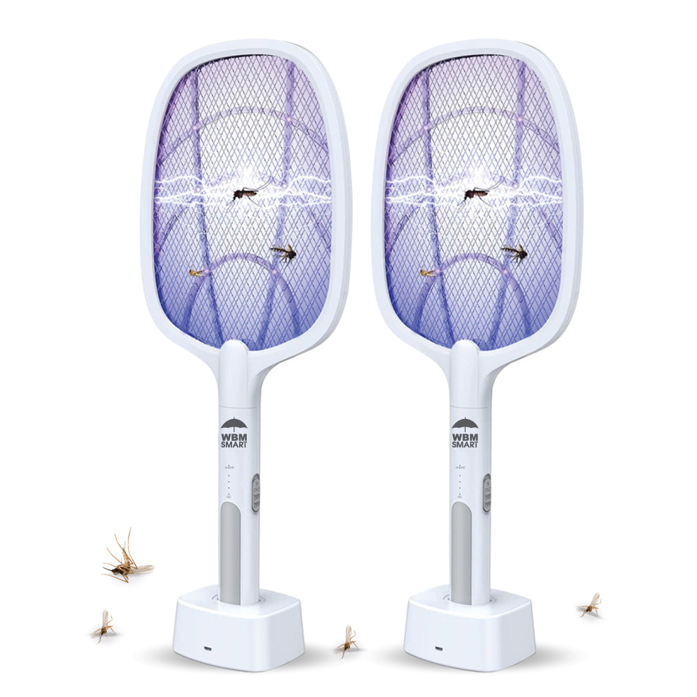 Rechargeable Electric Mosquito Killer Racket 2 In 1 LED Flash Light ...