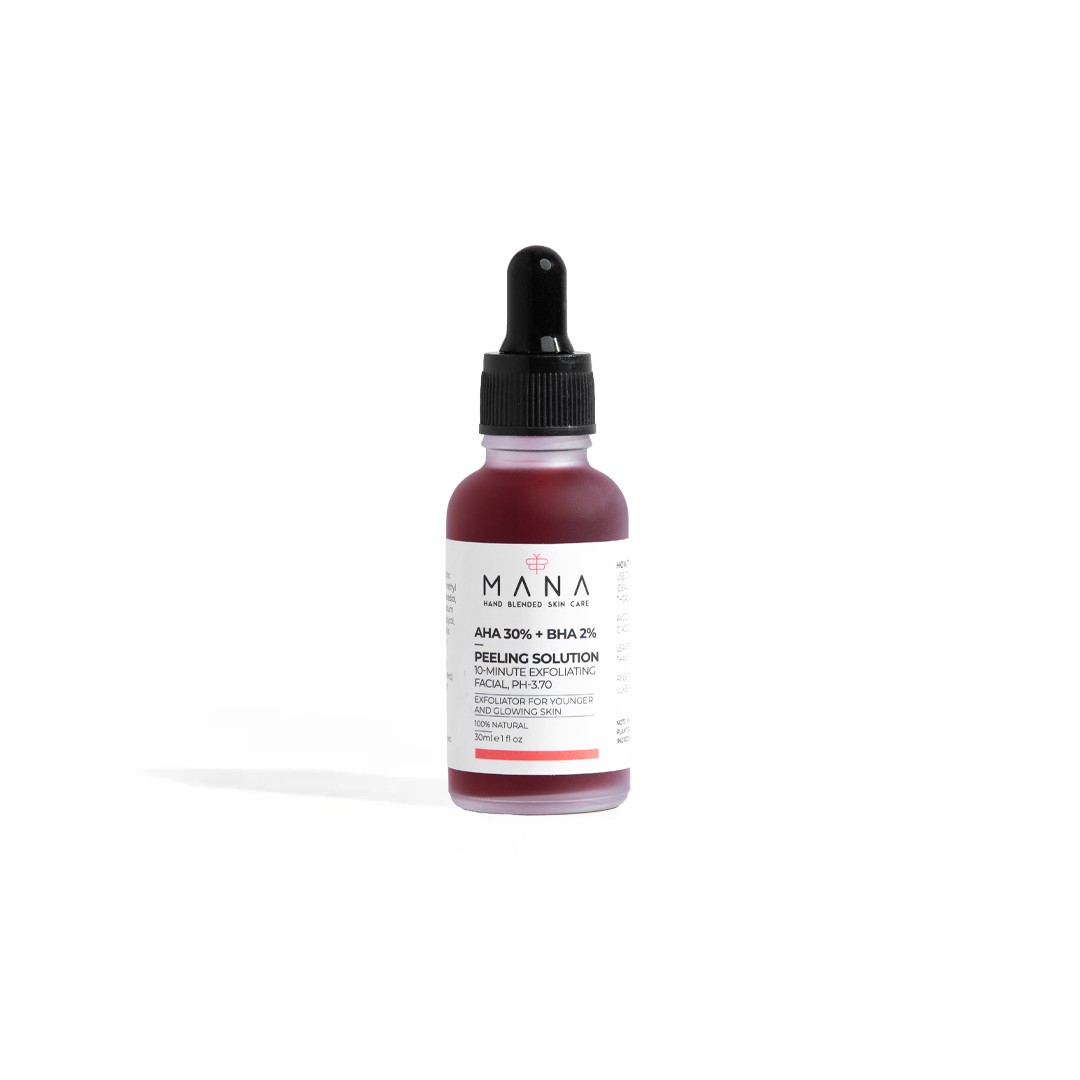 Mana Beauty AHA 30% + BHA 2% Peeling Solution For instant glow & soft ...