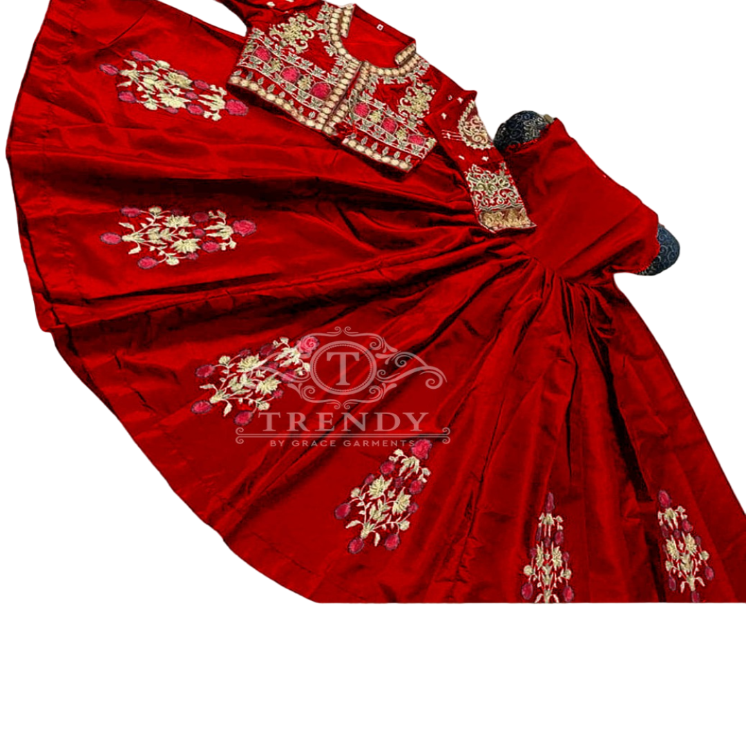 Eid Collection/ Designer Heavy Embroidered + Handwork Koti & Frock For ...