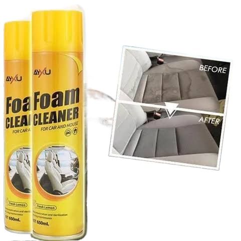 High Quality 650 ml Large Multipurpose Foam Shiner Deep Cleaner Spray | For Home Fabric Carpet ...